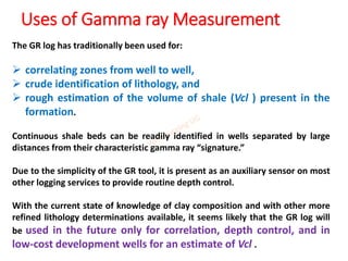 Lithology Log in well logging techniques | PPT