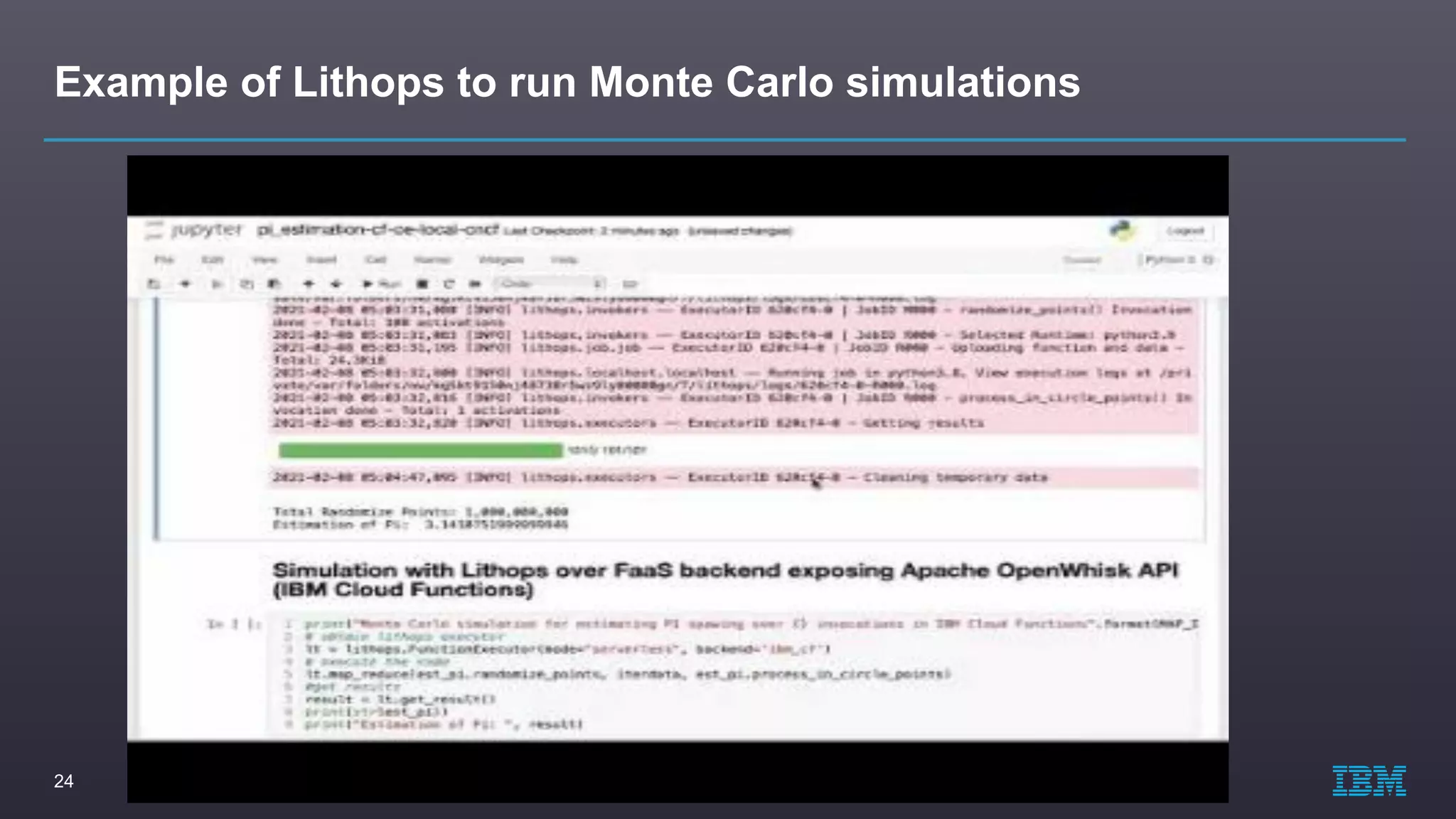 Toward Hybrid Cloud Serverless Transparency with Lithops Framework | PPT