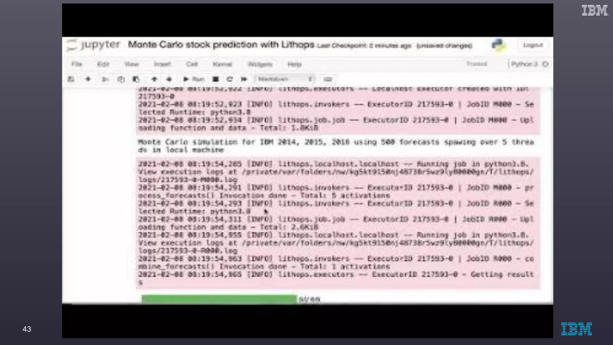 Toward Hybrid Cloud Serverless Transparency with Lithops Framework | PPT
