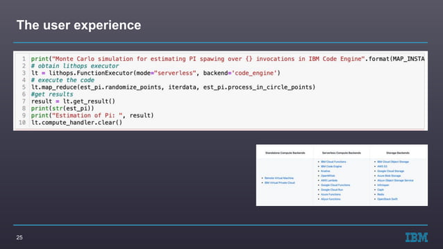 Toward Hybrid Cloud Serverless Transparency with Lithops Framework | PPT