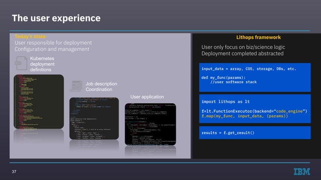 Toward Hybrid Cloud Serverless Transparency with Lithops Framework | PPT