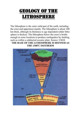 Lithosphere Images For Kids