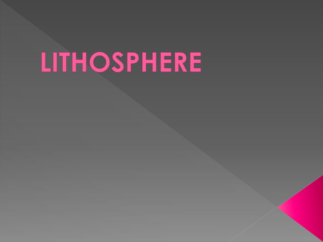 Lithosphere VIII Social Science Karnataka State syllabus | PPTX