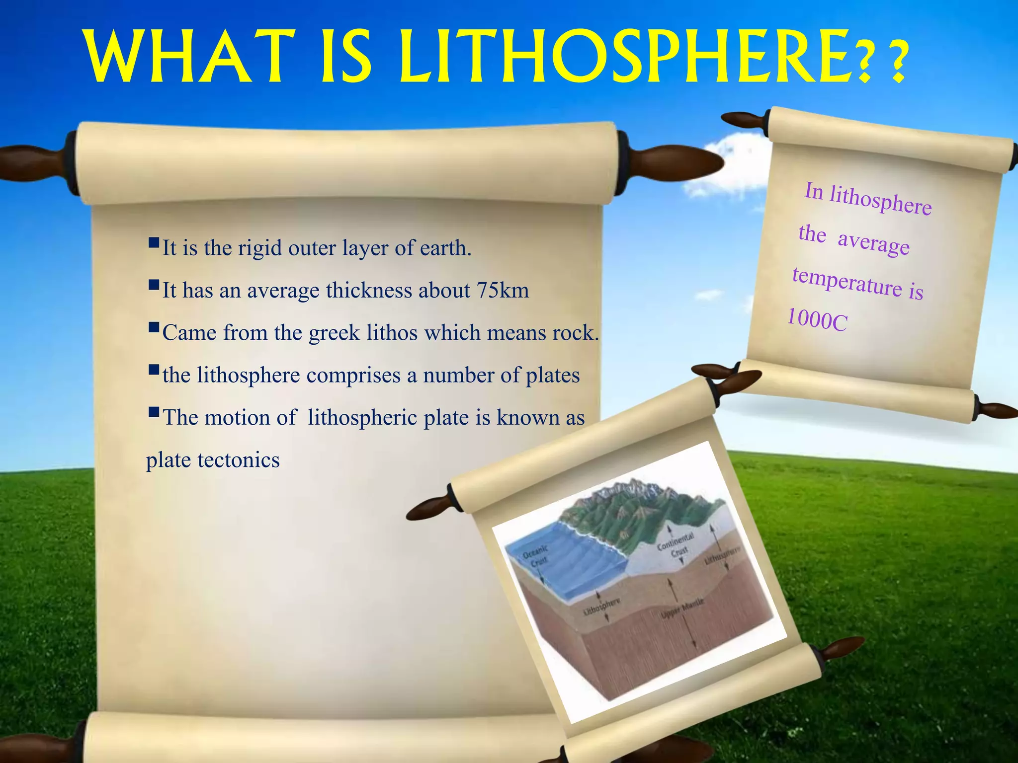 Lithosphere | PPTX