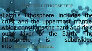 Lithosphere | PPTX