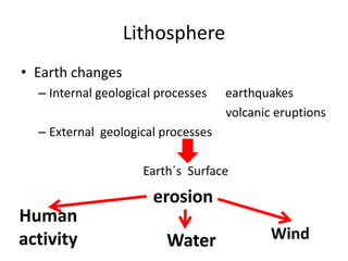 Lithosphere and erosion | PPTX