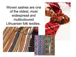 Handicrafts In Lithuania | PPT | Needlework | Arts and Crafts