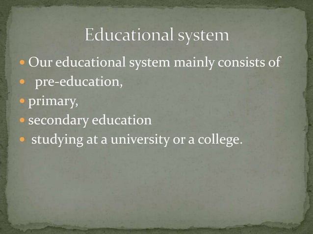 Lithuanian educational system | PPTX