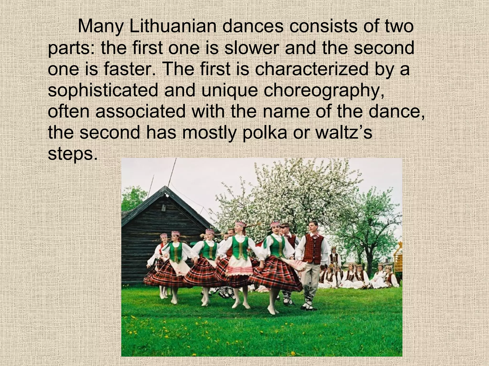 Lithuanian folk songs, dances and games | PPT