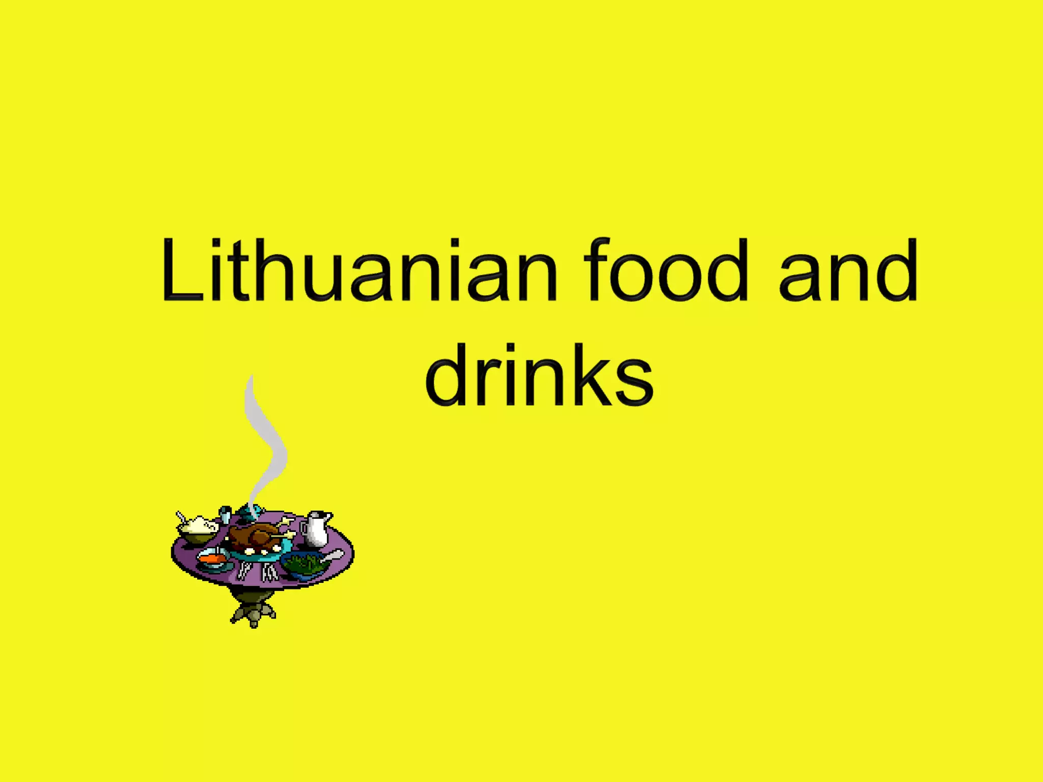 Lithuanian food and drinks | PPT