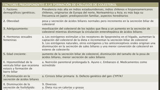 fisiopatología de la Litiasis biliar | PPTX