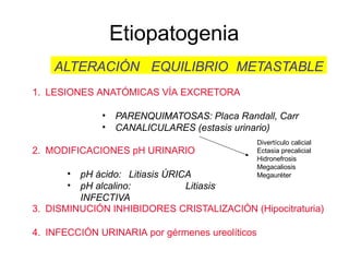 LITIASIS RENAL EN PEDIATRIA, DIAGNOSTICO Y TRATAMIENTO | PPTX