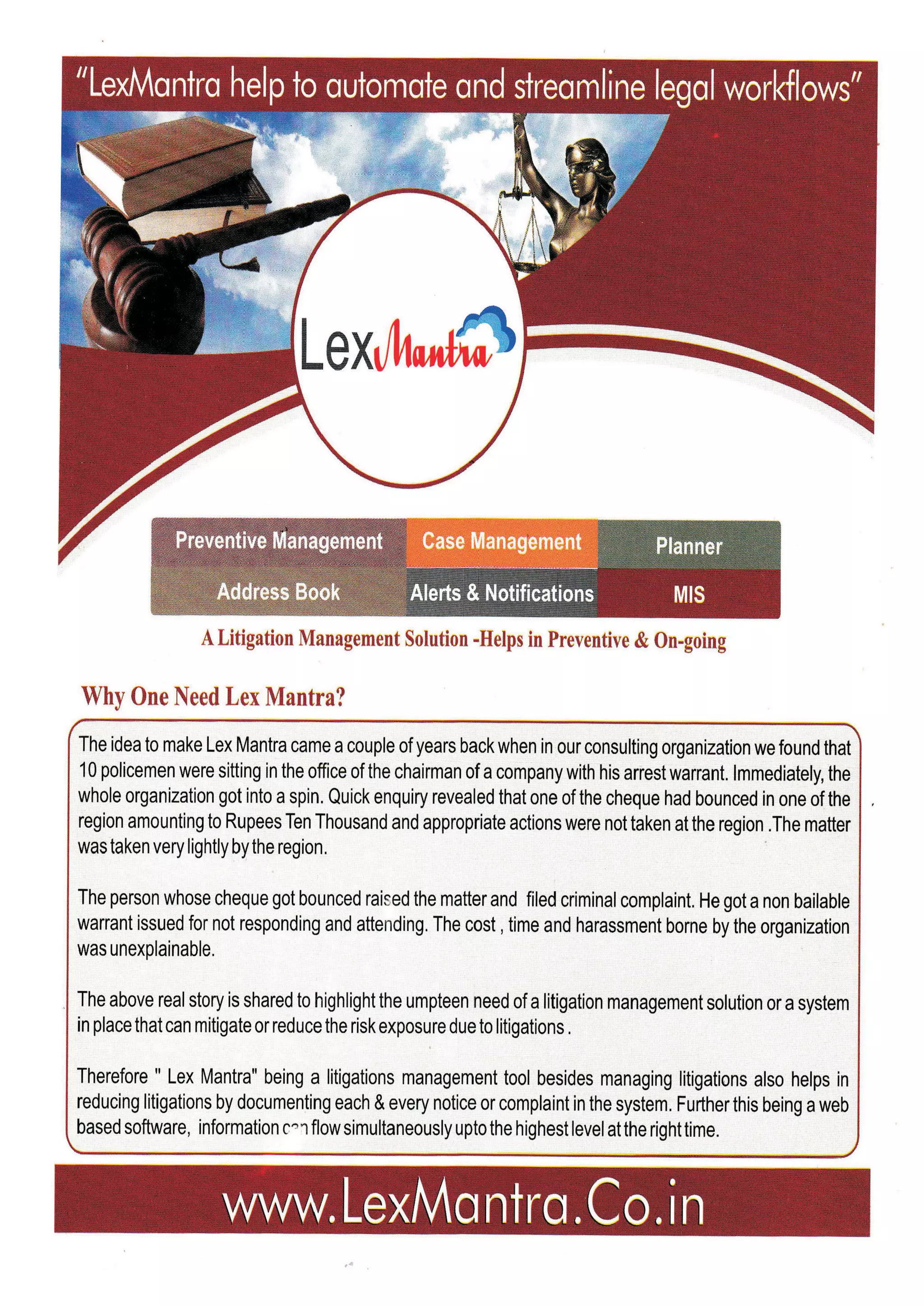 Litigation Management Software | PDF