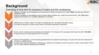 Litigation - Tax Alert - Section 148 and 148(A) - SBC Analysis.pdf