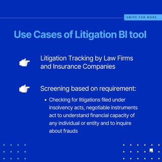 Litigation BI Use Cases | PDF | Legal Services Industry | Industries