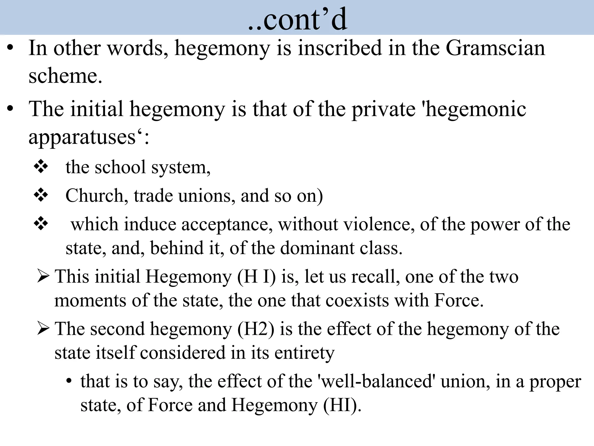 Hegemony According to Gramsci pp 139-150 | PPTX