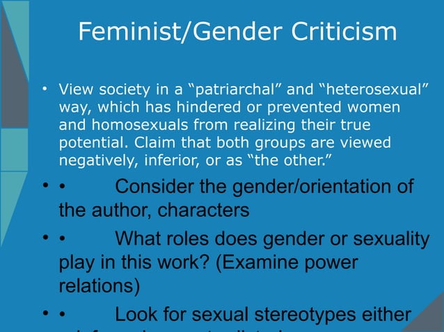 Literary Theories: A Sampling of Literary Lenses | PPT | Books and ...