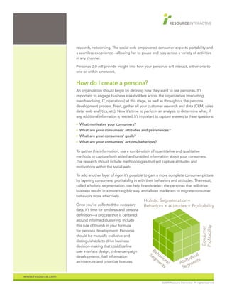 Litmus: Personas 2.0 | PDF