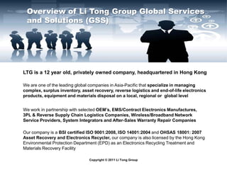 Li Tong Group (9 15 2011) | PDF