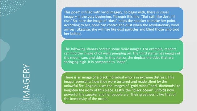 lit poems.pptx - maya Angelou poems for analysis | PPTX | Poetry ...