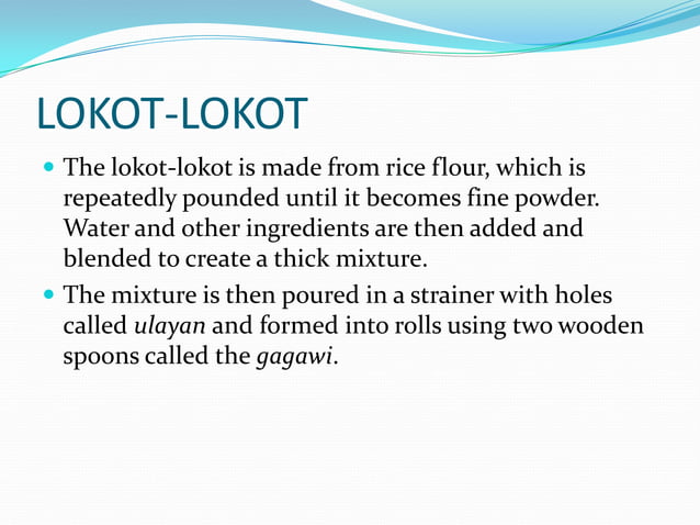 TAUSUG FAMOUS DISH AND DELICACIES | PPTX | Desserts and Baking | Food ...