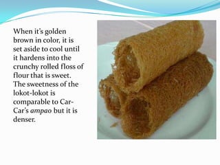 TAUSUG FAMOUS DISH AND DELICACIES | PPTX