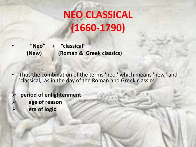 NEO CLASSICAL LITERATURE | PPTX