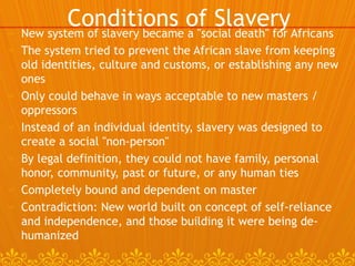 Litrature+Of+Slavery+And+Freedom | PPT | Crime & Harmful Acts to ...