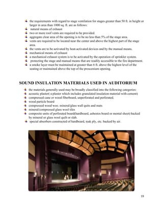 Litrature review on auditorium | PDF