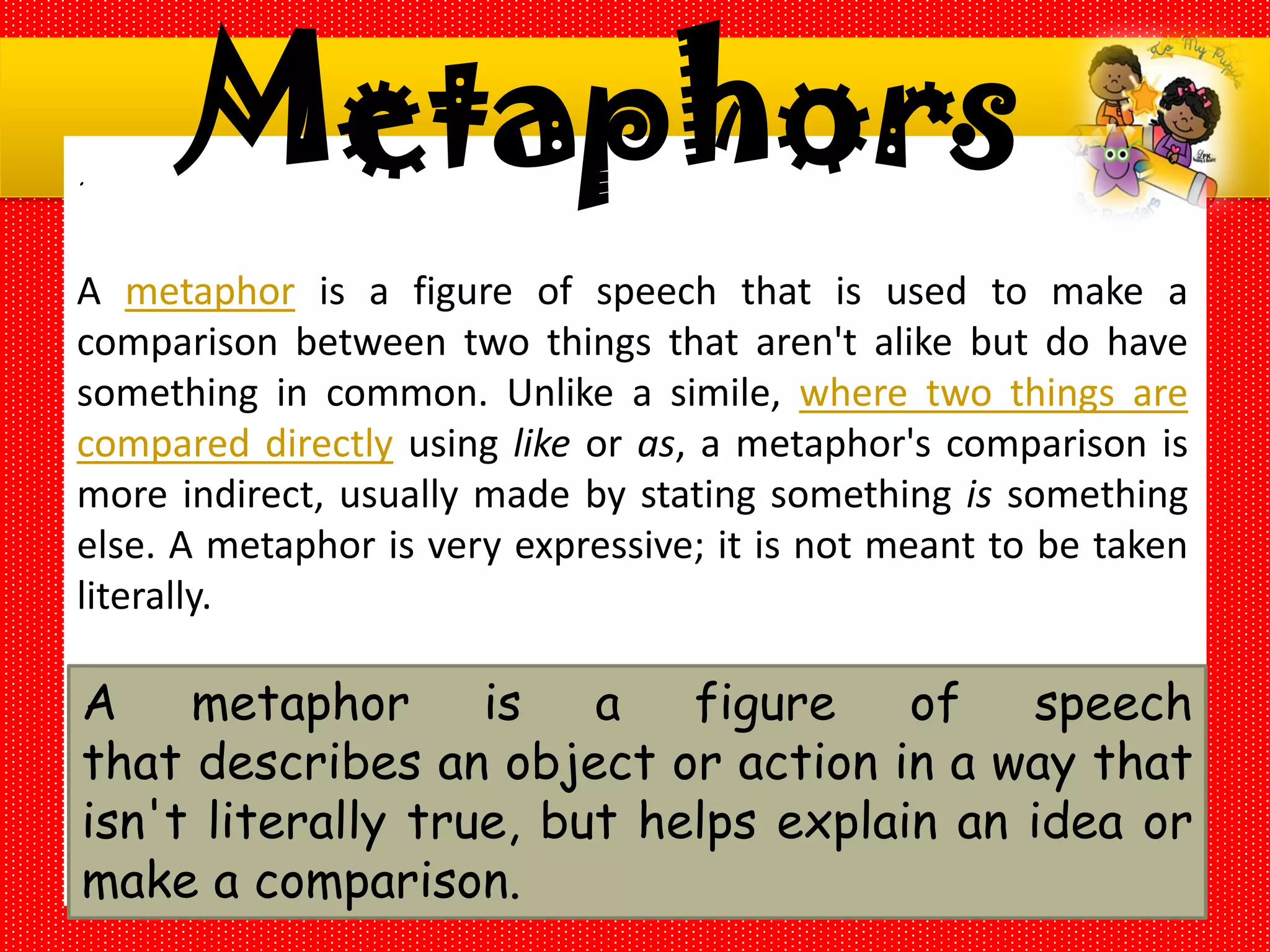 Poetry : Figurative Language | PDF