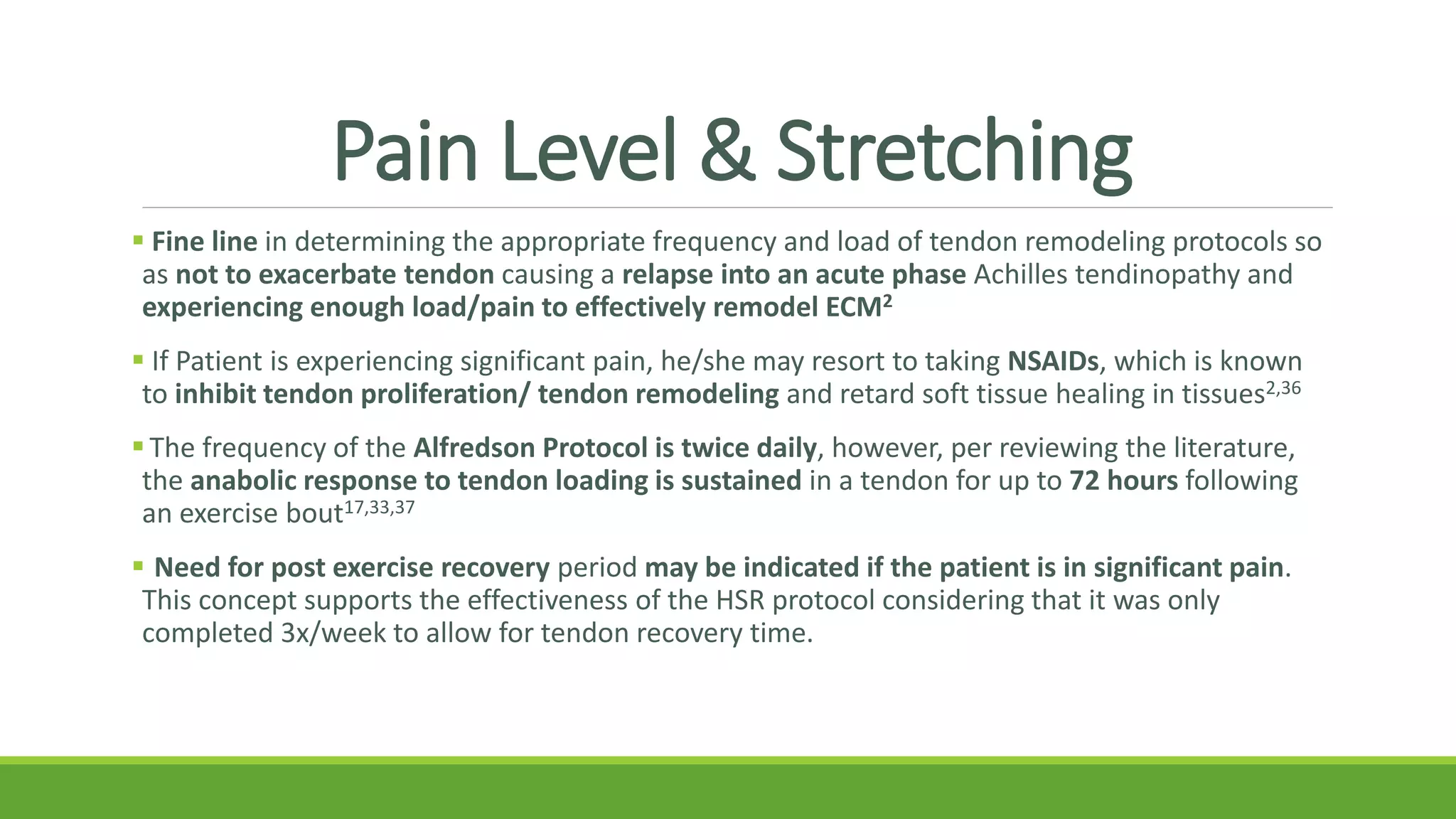 Review of Most Effective Tendon Loading Regimen for Treatment of Non ...