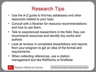 LITERATURE REVIEW & CITATION MANAGEMENT | PPT