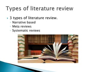 Doing a literature review | PPTX