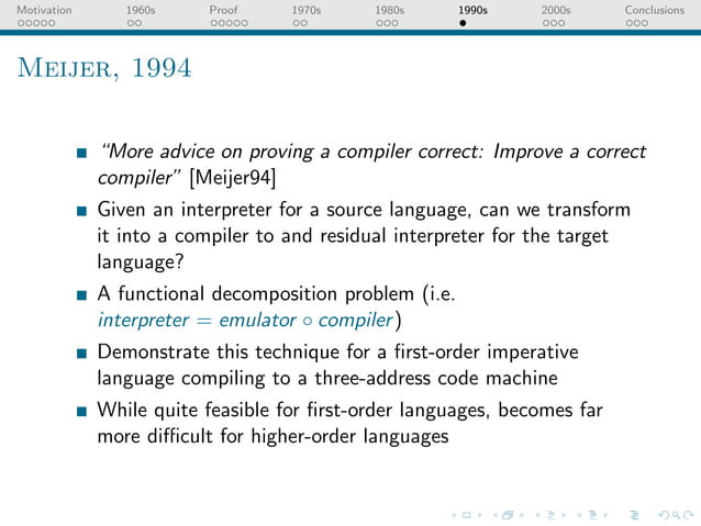 Formal Verification of Programming Languages | PPT