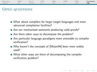 Formal Verification of Programming Languages | PPT