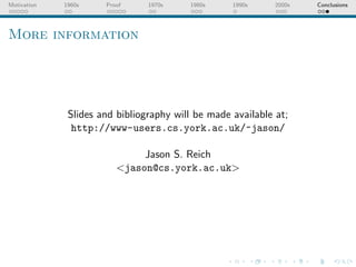 Formal Verification of Programming Languages | PPT