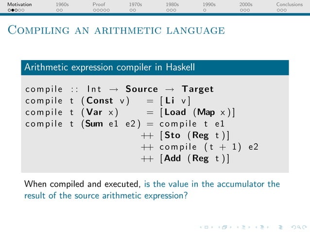 Formal Verification of Programming Languages | PPT