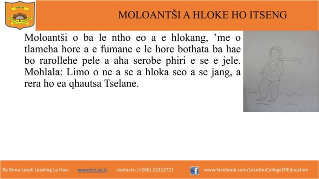 Lit'somo, lit'sobotsi tsa t'somo | PPTX