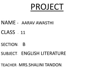 litt.pptx english literature ppt class 11 | PPTX