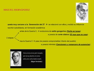 poesía española posterior al 36 | PPT