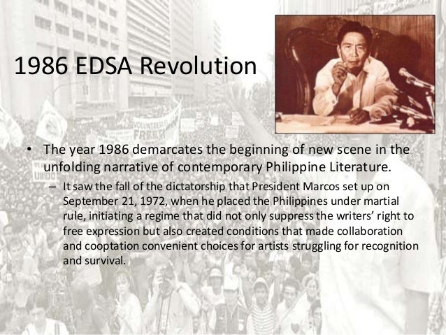 Philippine Literature After EDSA Revolution