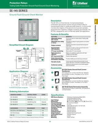 Littelfuse - Protection Relays & Controls | PDF