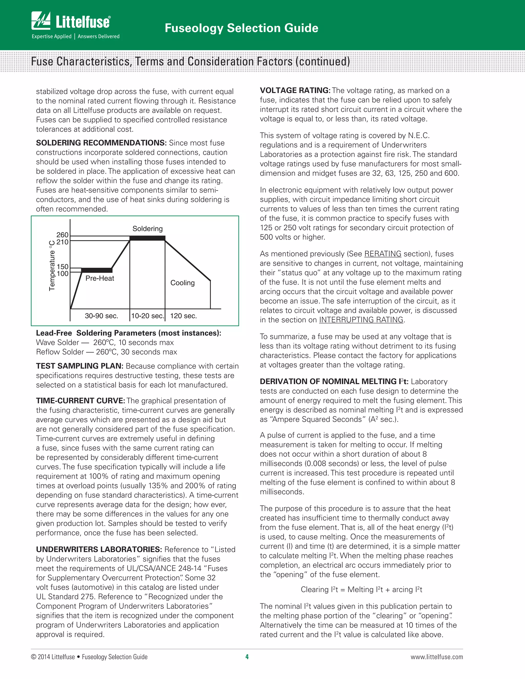 Littelfuse fuseology selection_guide.pdf | Home Appliances | Home & Garden