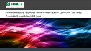 Littelfuse presentation research and performance showcase | PPT