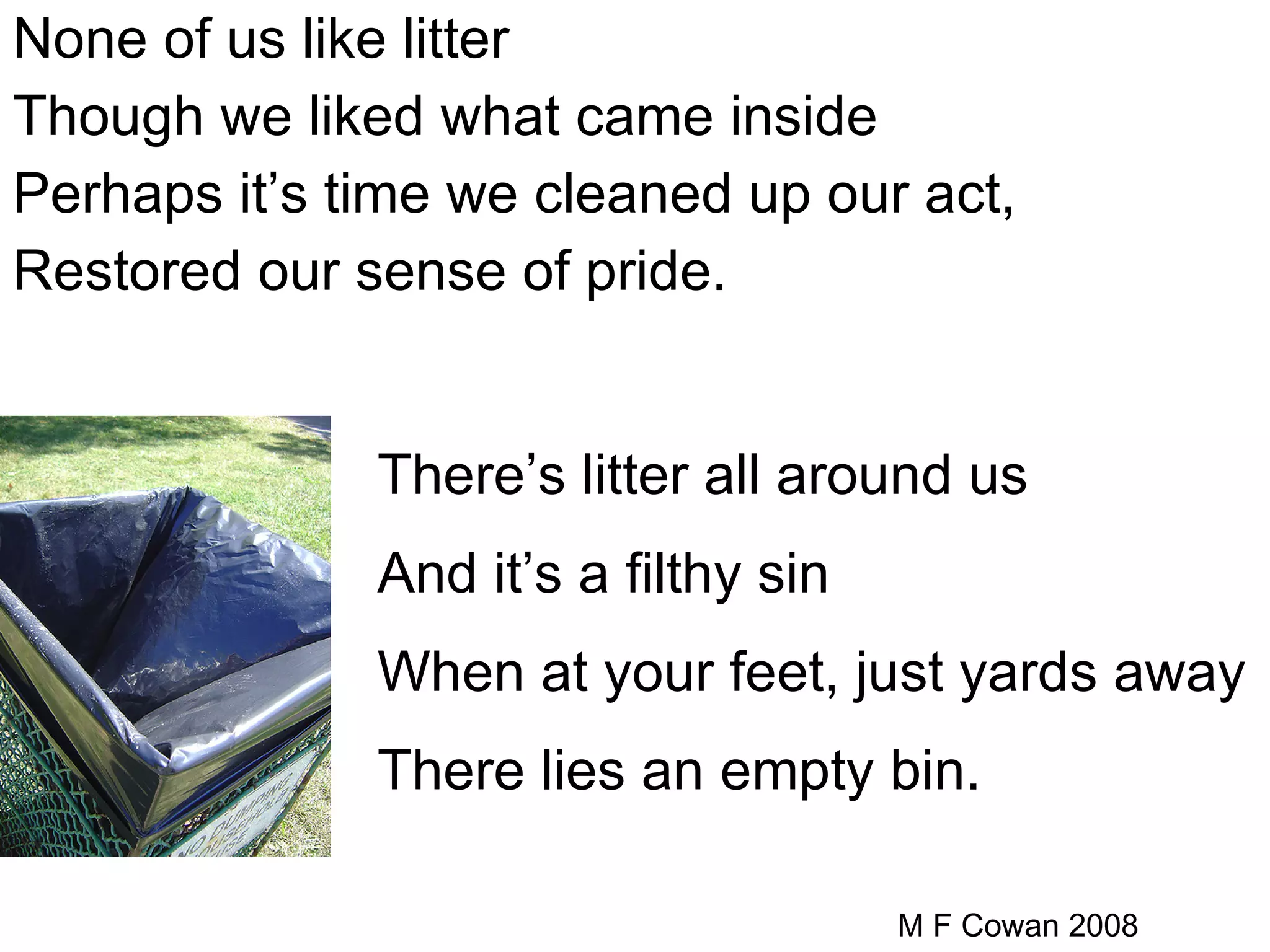 Litter | PPT