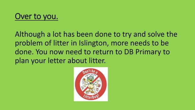 Litter | PPTX | Food & Drink