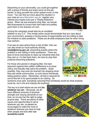 Litter article | DOC