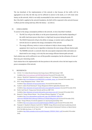 Survey of energy-efficient solutions in Network | PDF