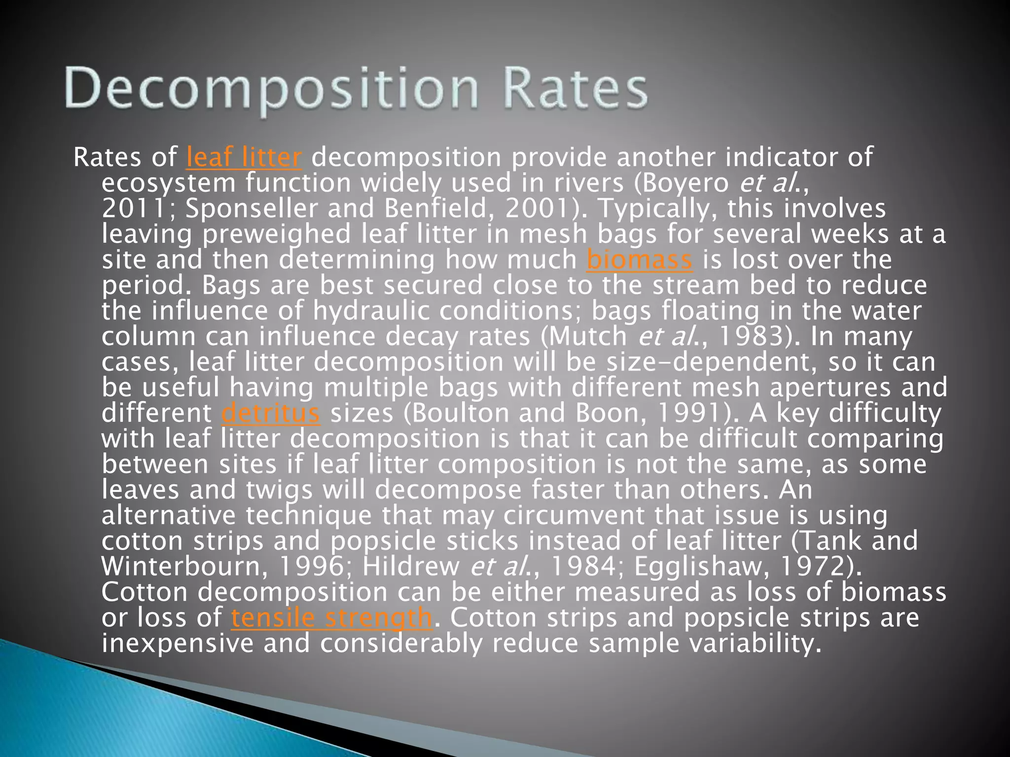 Litter decomposition and nutrient dynamics | PPTX