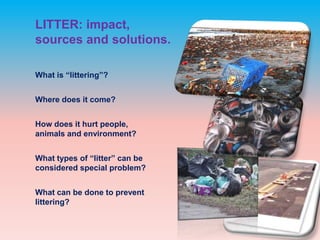 Littering | PPTX